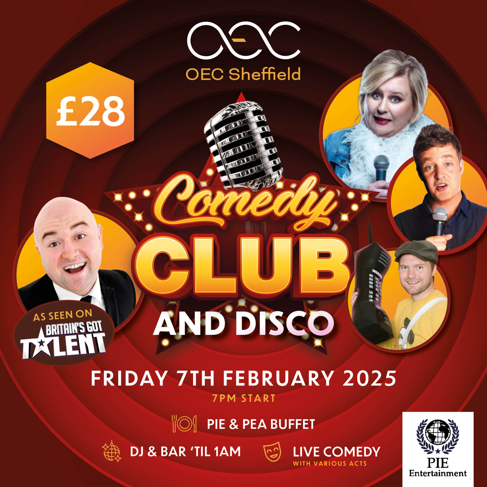 Sheffield Live Events | Fine Dining | OEC Sheffield