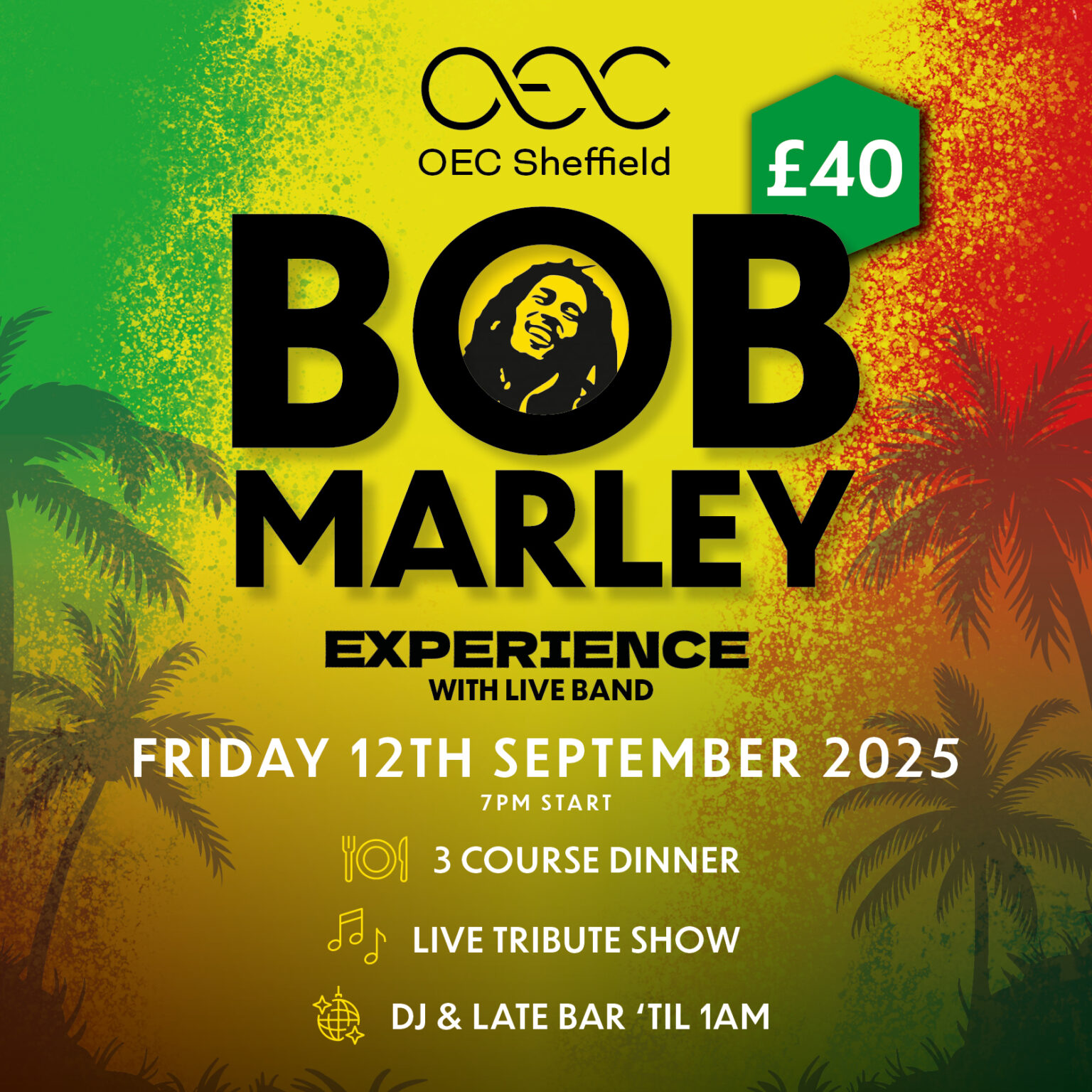Sheffield Live Events | Fine Dining | OEC Sheffield