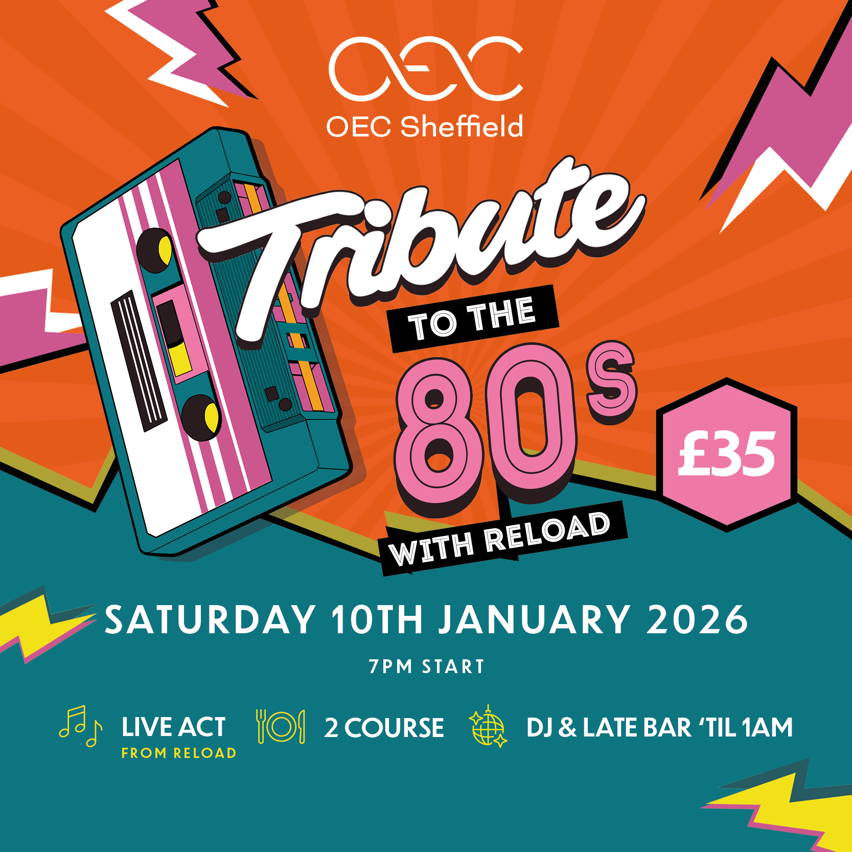 Tribute to the 80s | OEC Sheffield