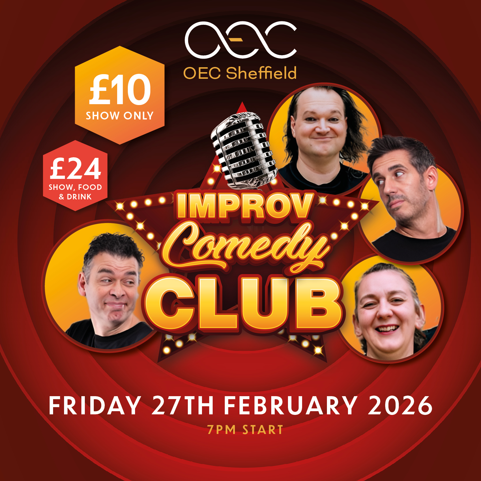 Improv Comedy Club | OEC Sheffield