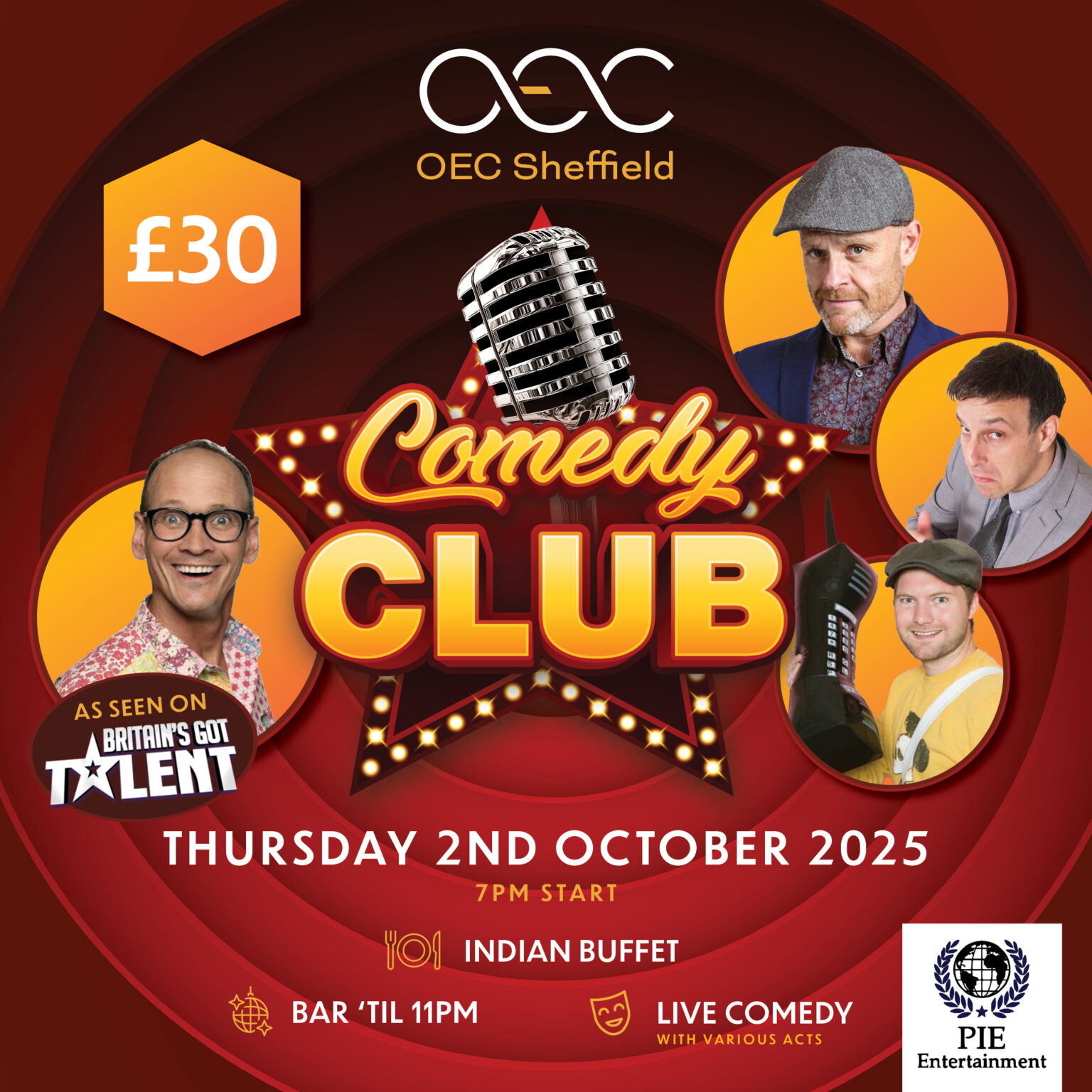 OEC Sheffield | Events Venue | Corporate Events | Weddings