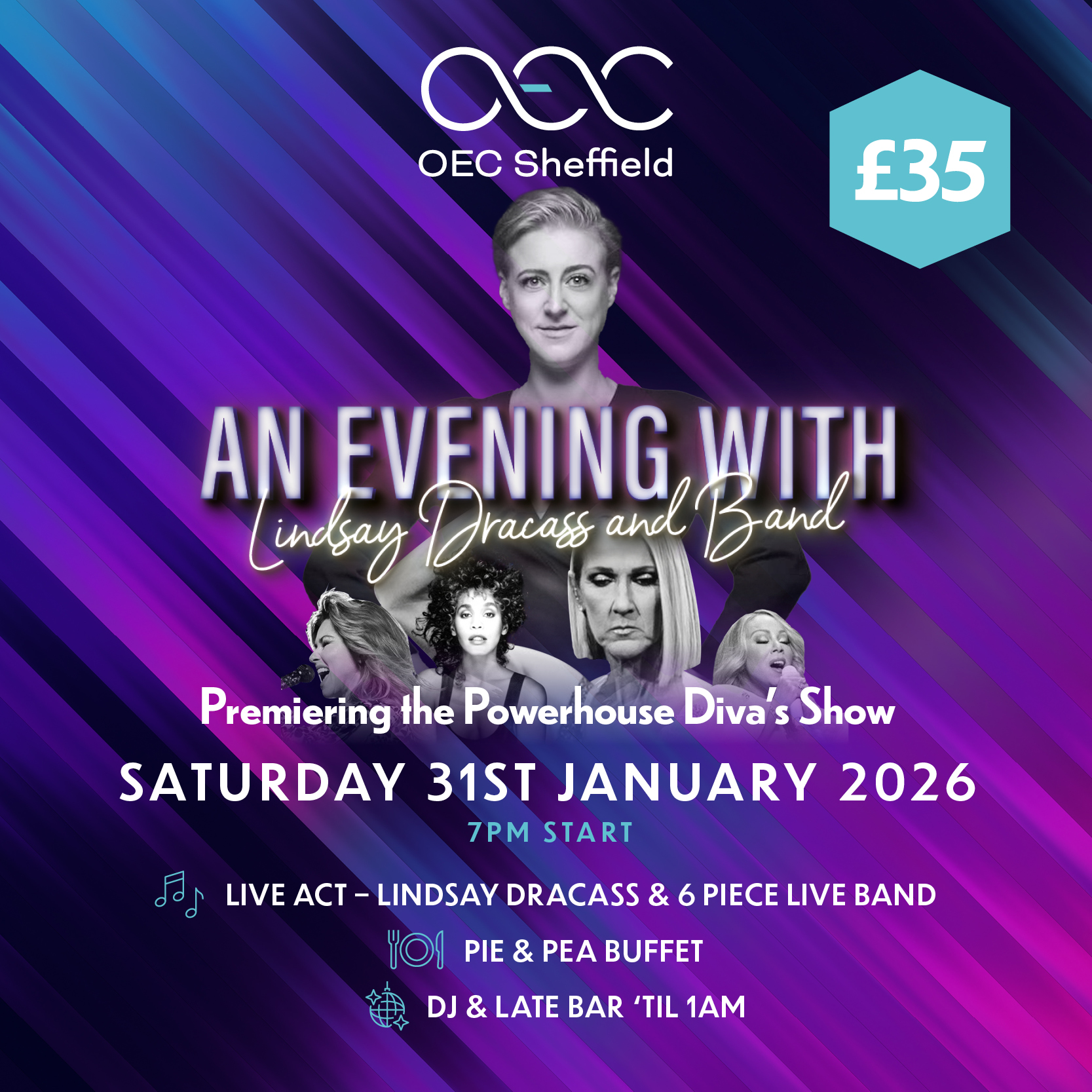 Lindsay Dracass - The Ultimate Powerhouse Diva's Show | OEC Sheffield