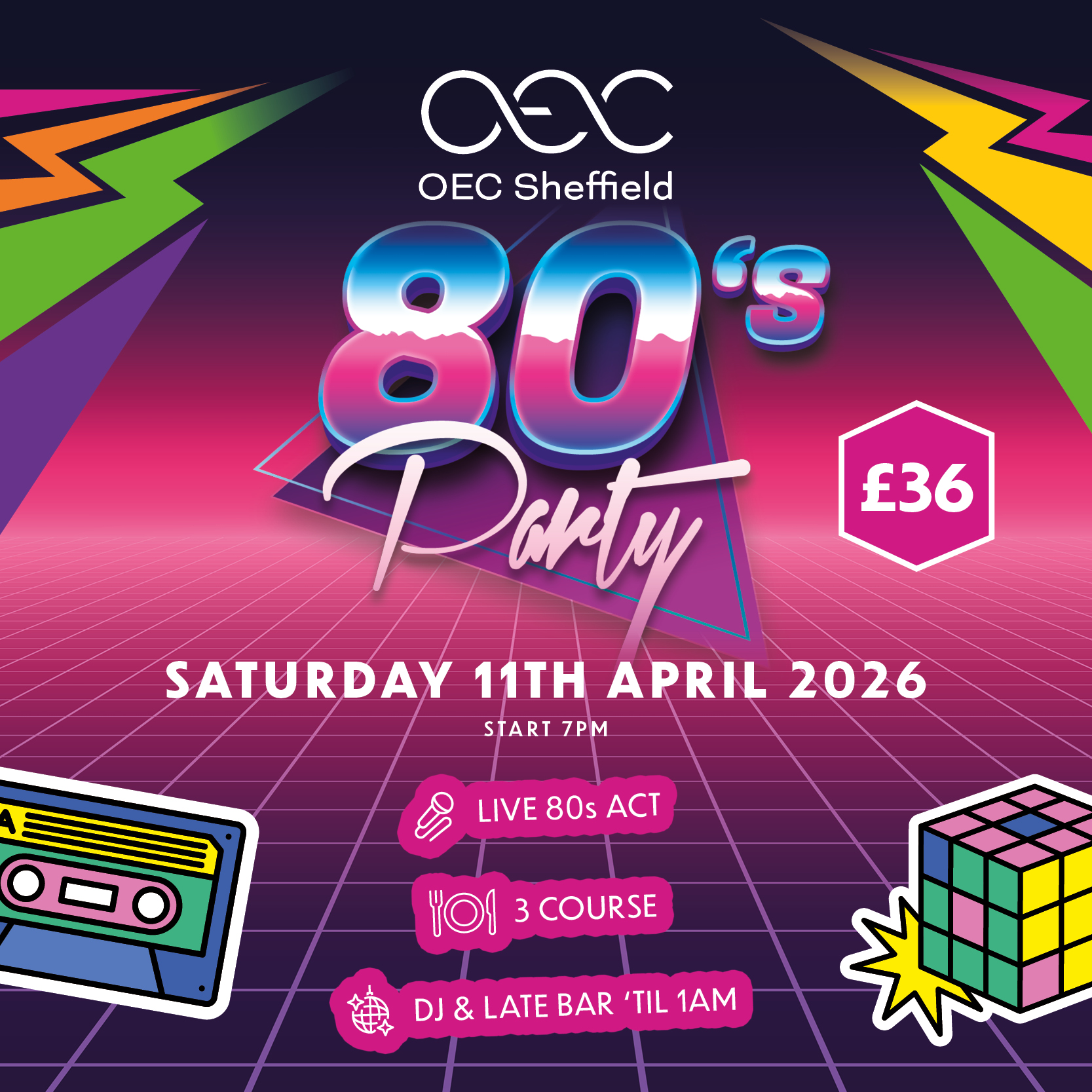 Sheffield Live Events | Fine Dining | OEC Sheffield