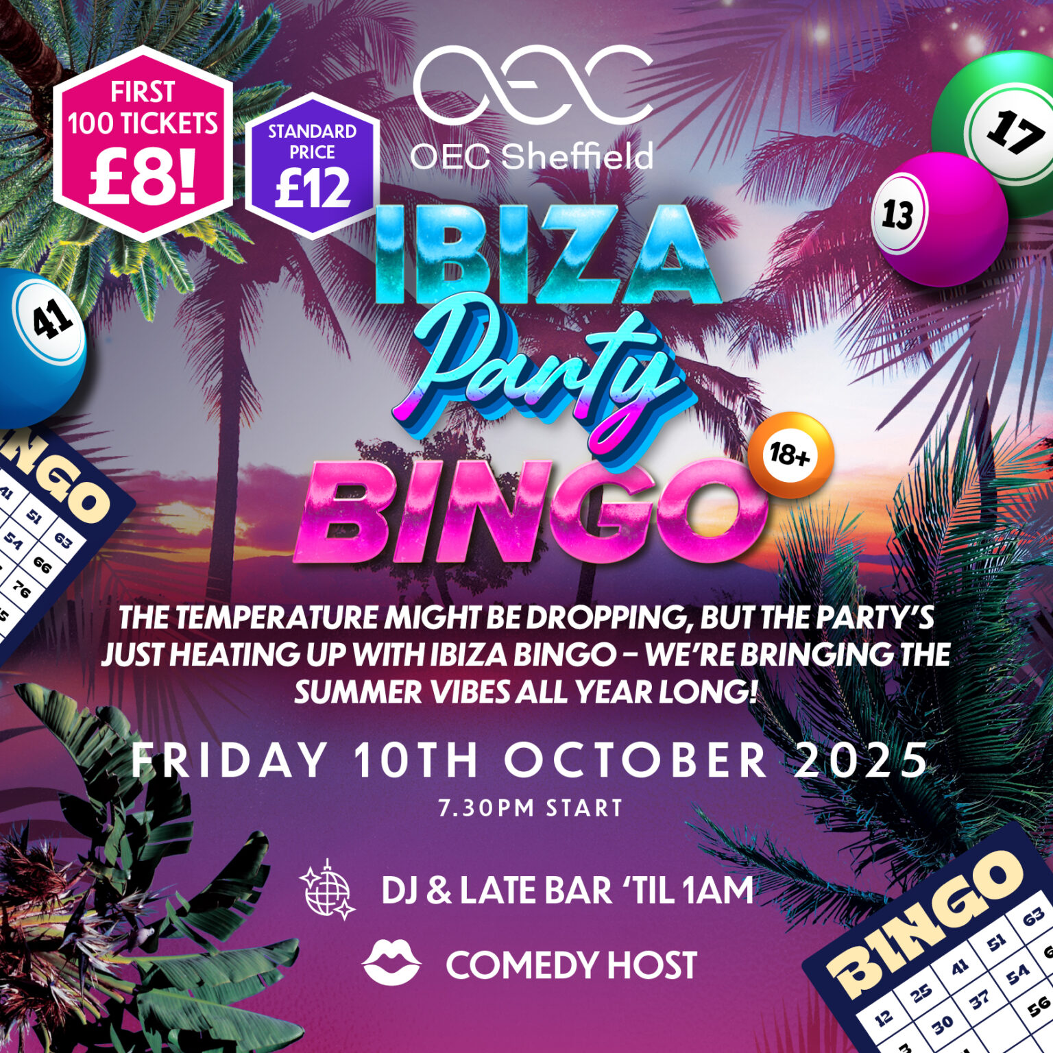Sheffield Live Events | Fine Dining | OEC Sheffield
